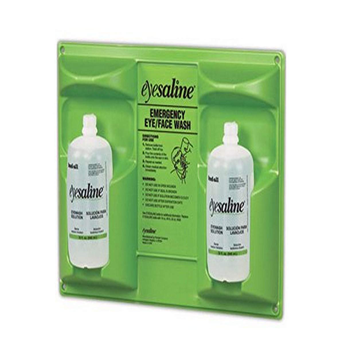 Honeywell Eyesaline™ 32 oz Double Bottle Sterile Eyewash Wall Station ...