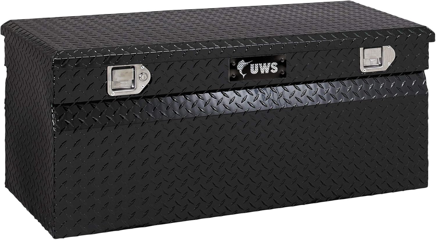 UWS EC20212 42" Gloss Black Heavy-Wall Aluminum Truck Storage Box with ...